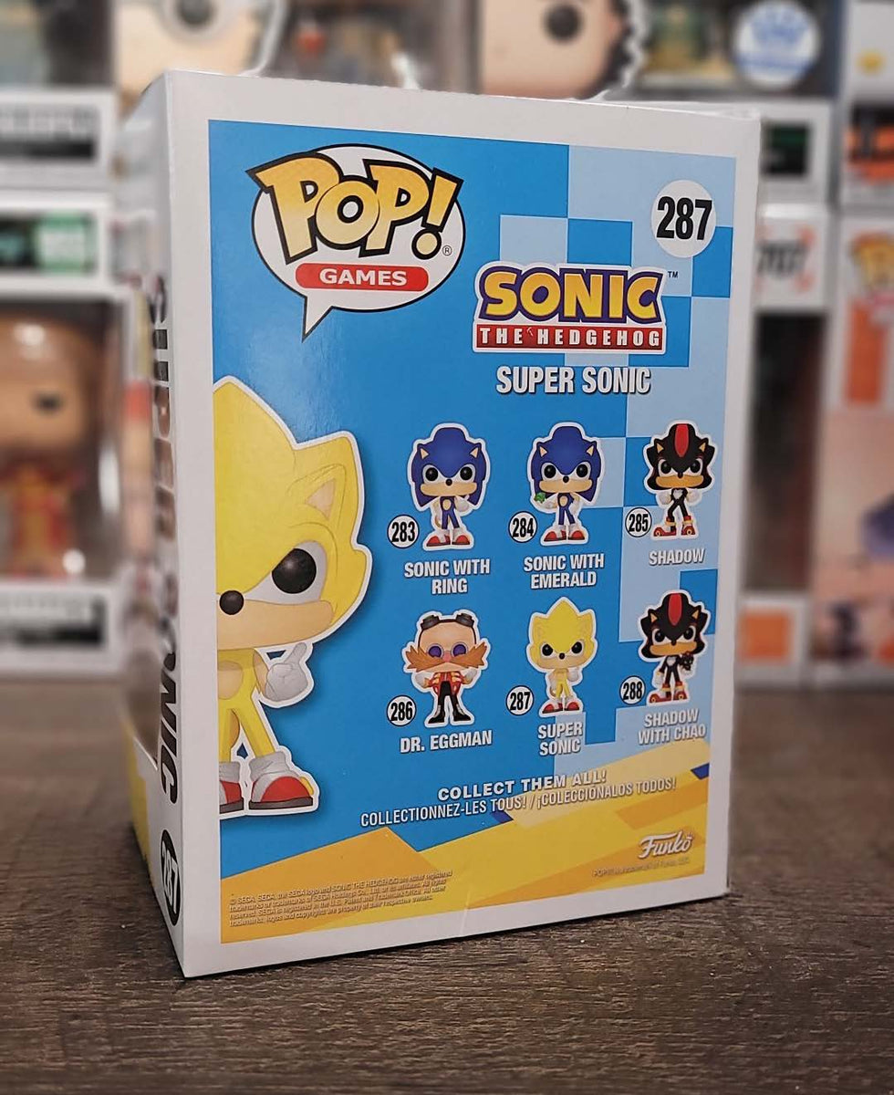 Super Sonic #287 - Sonic The Hedgehog Funko Pop! Games [GameStop Exclu ...
