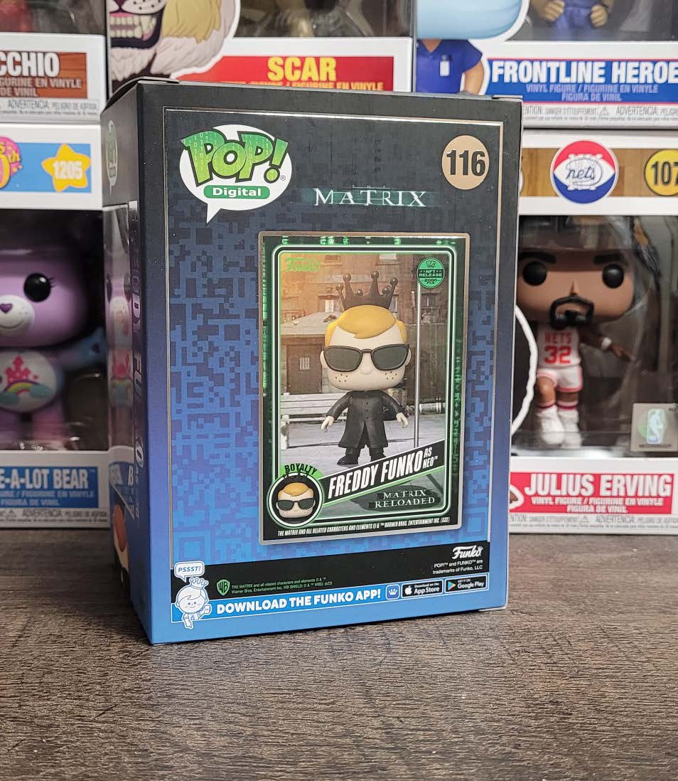 Freddy Funko as Neo #116 - Matrix Funko Pop! [Digital Release Lmtd 200 ...
