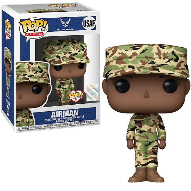 Airman Camo #USAF - US Air Force Funko Pop! Air Force [African America ...
