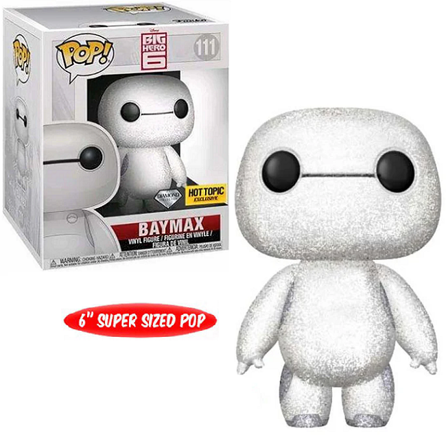 Baymax #111 – Big Hero 6 Funko Pop! [6-Inch Diamond Hot Topic Exclusiv ...