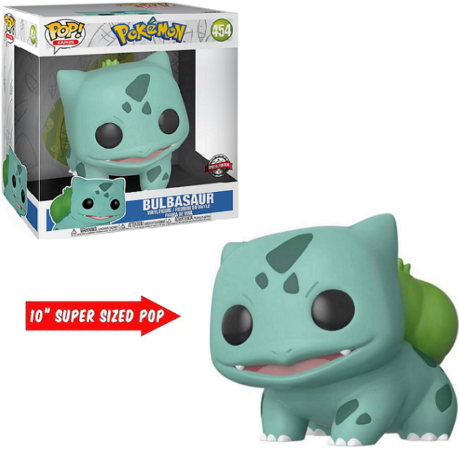 Bulbasaur #454 - Pokemon Funko Pop! Games [10-Inch Special Edition ...