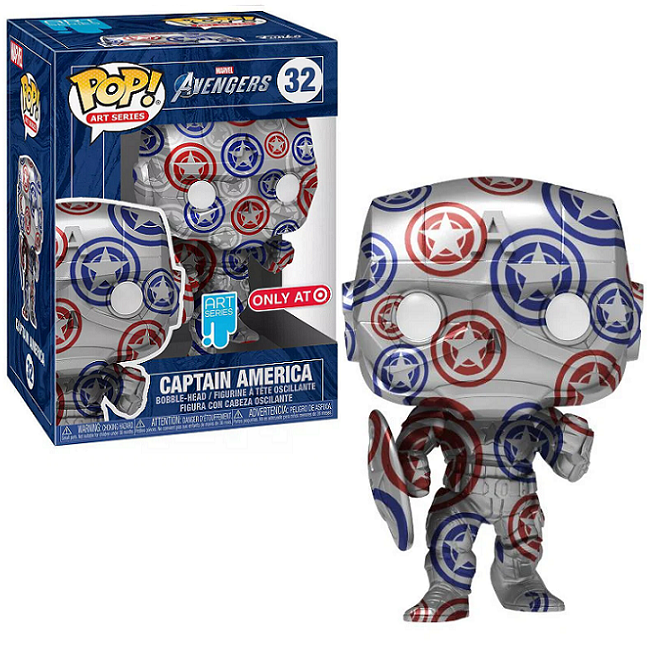 Captain America #32 - Avengers Funko Pop! Art Series [Target Exclusive ...