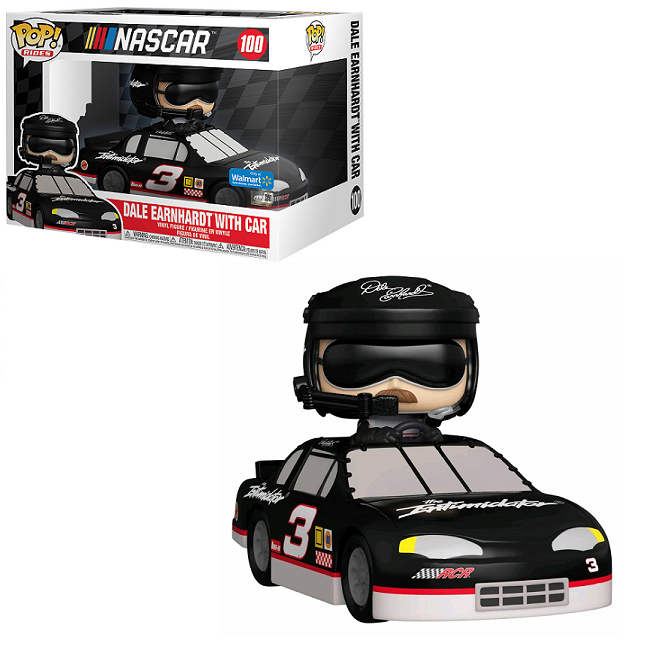 Dale Earnhardt SR with Car #100 – NASCAR Funko Pop! Rides [Walmart Exc ...
