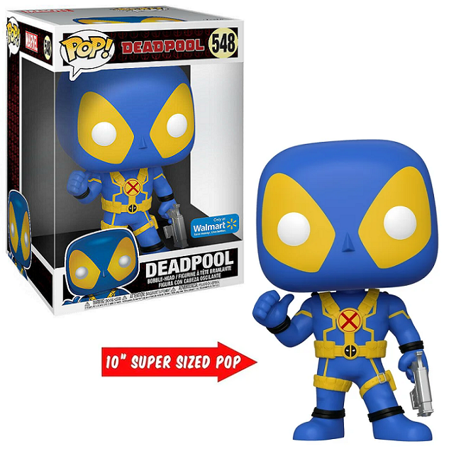 Deadpool #548 – Deadpool Funko Pop! [10-Inch Blue & Yellow Walmart Exc ...