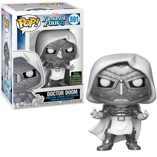 Doctor Doom #591 - Fantastic Four Funko Pop! [2020 Spring Convention E ...