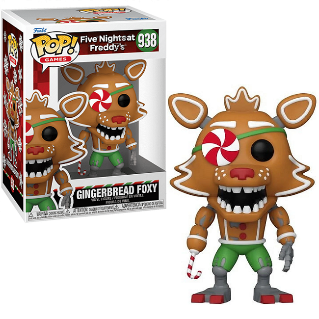 Gingerbread Foxy #938 - Five Nights at Freddy's Funko Pop! Games [Holi ...