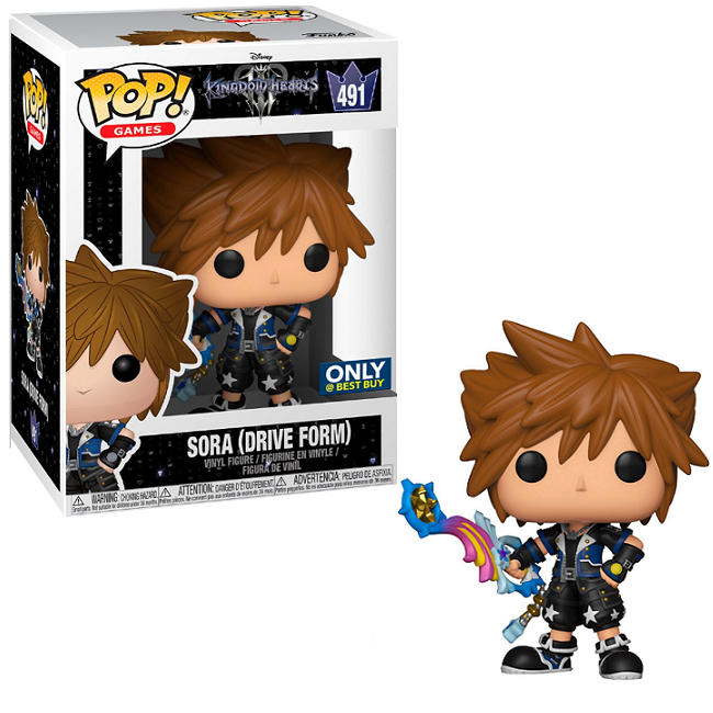 Sora [Drive Form] #491 - Kingdom Hearts Funko Pop! Games [Best Buy Exc ...