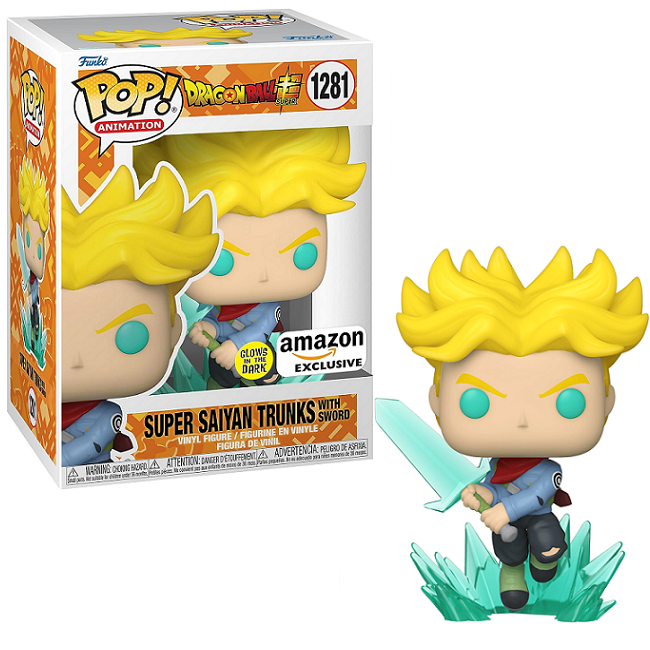 Super Saiyan Trunks with Sword #1281 - Dragon Ball Super Funko Pop! An ...