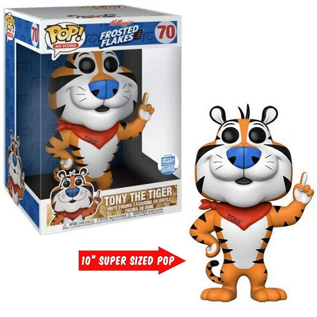 Tony The Tiger #70 - Frosted Flakes Funko Pop! Ad Icons [10-Inch Funko ...
