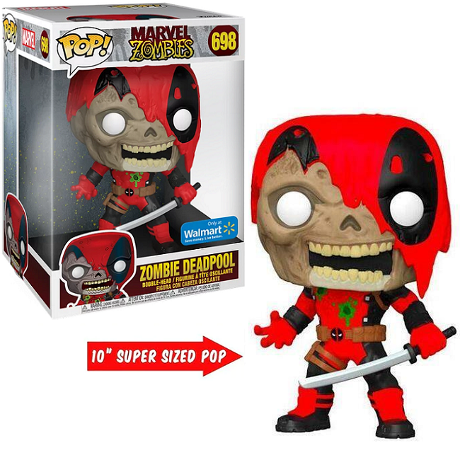 Zombie Deadpool #698 – Marvel Zombies Funko Pop! [10-Inch Walmart Excl ...