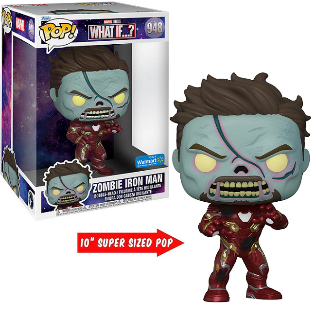 Zombie Iron Man #948 - Marvel What If Funko Pop! [10-Inch Walmart Excl ...