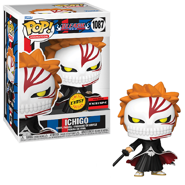 Ichigo #1087 - Bleach Funko Pop! Animation [Chase AAA Anime Exclusive ...