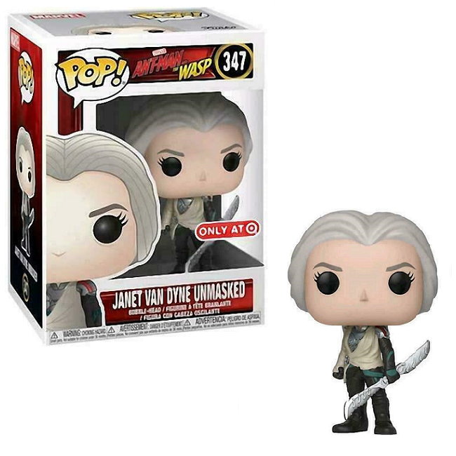 Janet Van Dyne Unmasked #347 - Ant-Man & The Wasp Funko Pop! [Target E ...