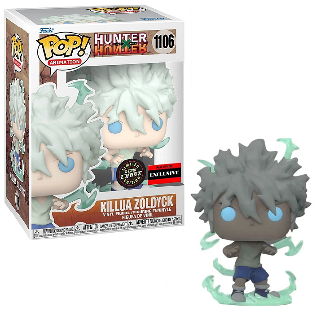 Killua Zoldyck #1106 - Hunter x Hunter Funko Pop! Animaton [Gitd AAA A ...