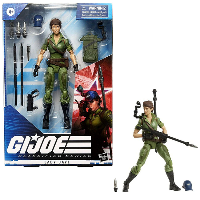 Lady Jaye Gi Joe Classified Series 6 Inch Action Figure A1 Swag
