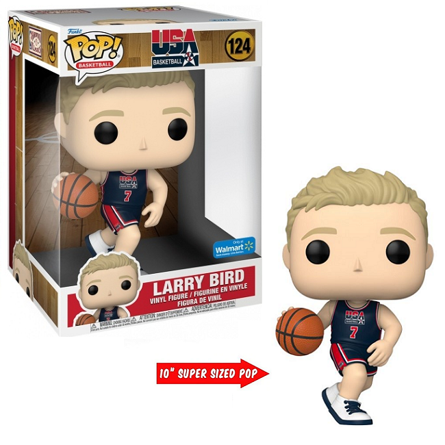 Larry Bird #124 - USA Basketball Funko Pop! Basketball [10-Inch WalMar ...