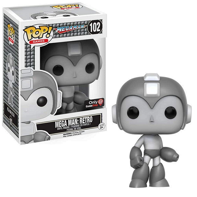 Mega Man Retro #102 - Mega Man Funko Pop! Games [B&W GameStop Exclusiv ...