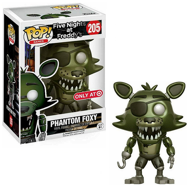 Phantom Foxy #205 - Five Nights At Freddys Funko Pop! Games [Target Ex ...