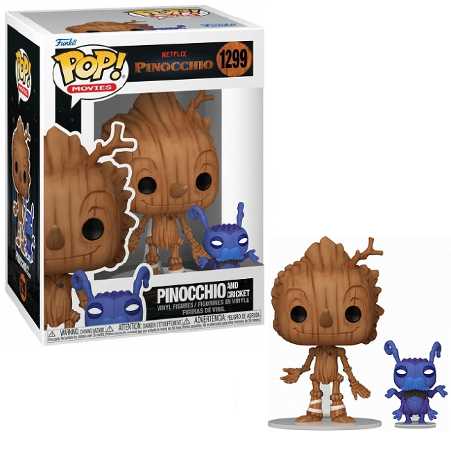 Pinocchio And Cricket #1299 - Netflix Pinocchio Funko Pop! Movies – A1 Swag