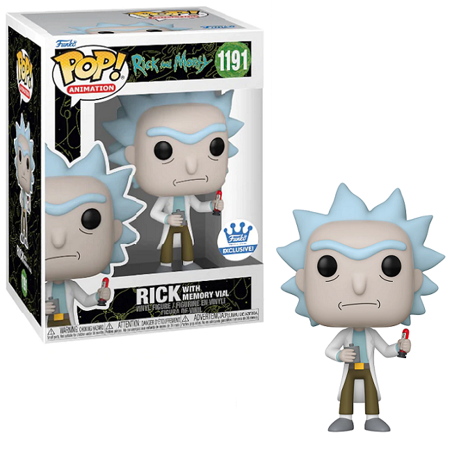 Rick with Memory Vial #1191 - Rick and Morty Funko Pop! Animation [Fun ...