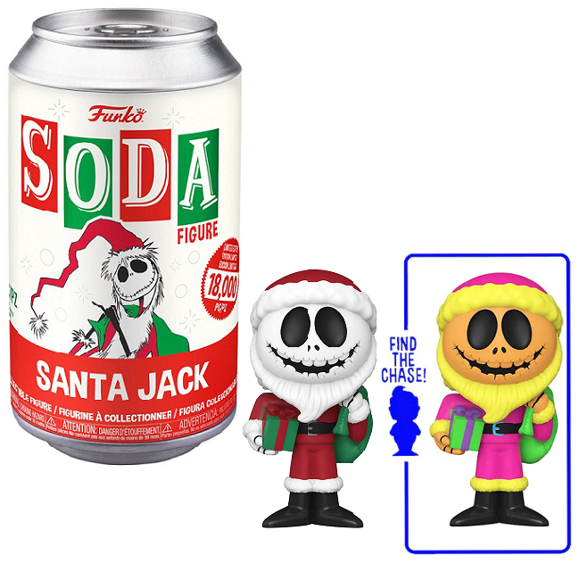 Santa Jack - The Nightmare Before Christmas Funko SODA [With Chance Of ...