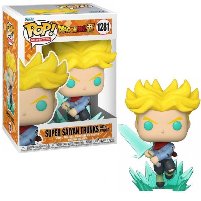 Super Saiyan Trunks with Sword #1281 - Dragon Ball Super Funko Pop! An ...