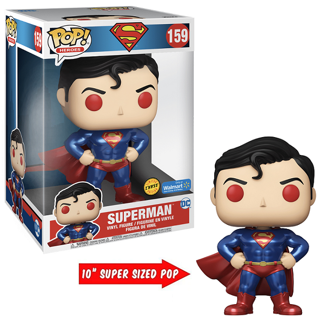 Superman #159 - DC Comics Funko Pop! Heroes [Metallic 10-Inch Walmart ...
