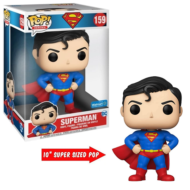 Superman #159 - DC Comics Funko Pop! Heroes [Metallic 10-Inch Walmart ...