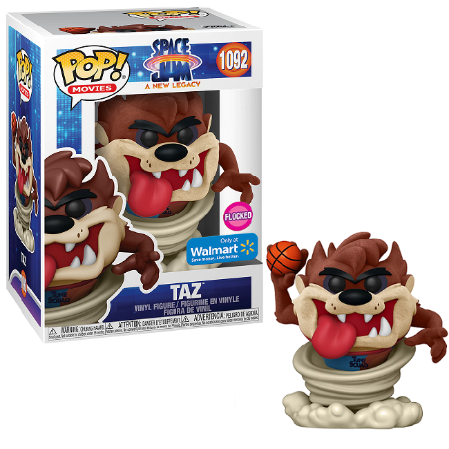 Taz #1092 – Space Jam A New Legacy Funko Pop! Movies [Flocked Walmart ...