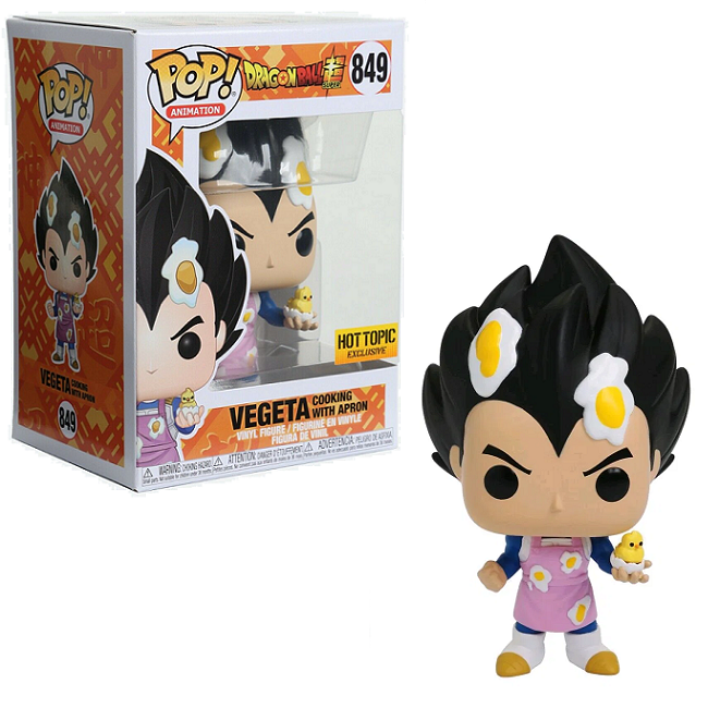 Vegeta Cooking With Apron #849 - Dragon Ball Z Funko Pop! [Hot Topic E ...
